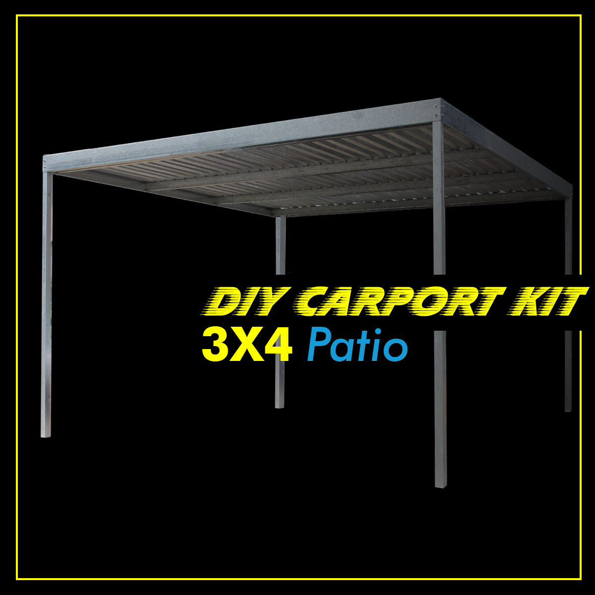 3x4 Diy patio kit – Western Aluminium & Steel